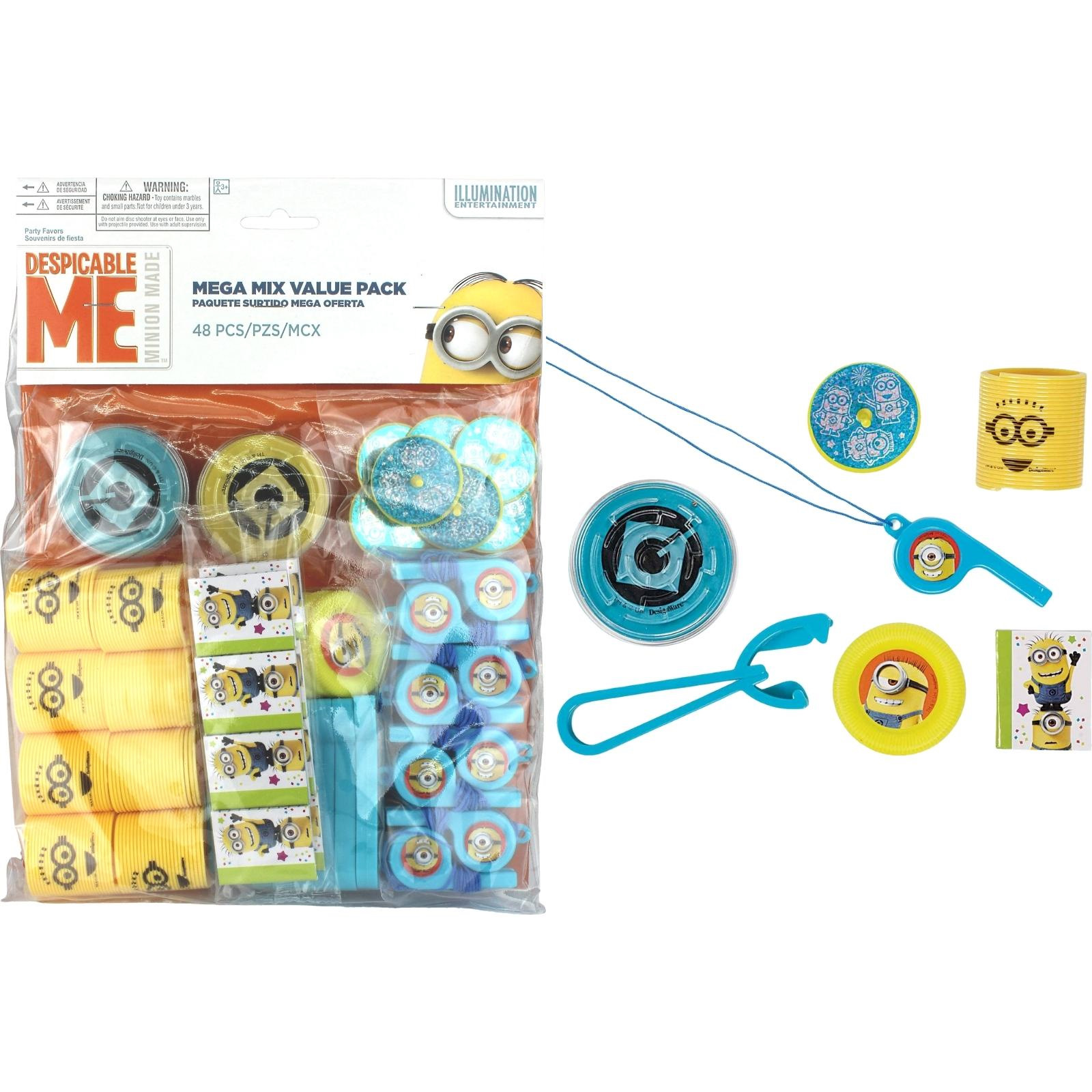 Minions Mega Value Favour Pack (48 Pcs) - Discount Party Supplies