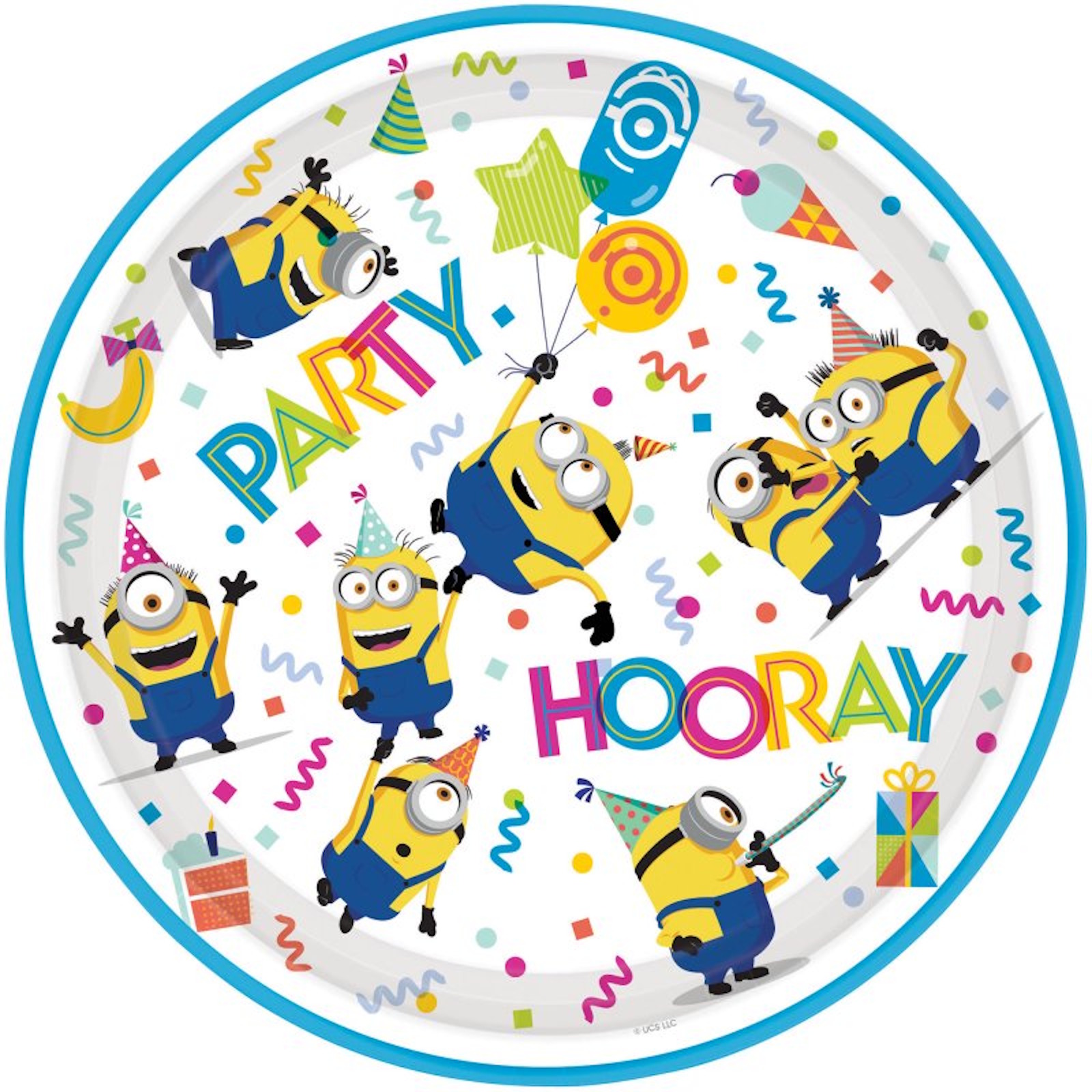 Despicable Me Minion Large Paper Plates (Pack of 8) - Discount Party ...