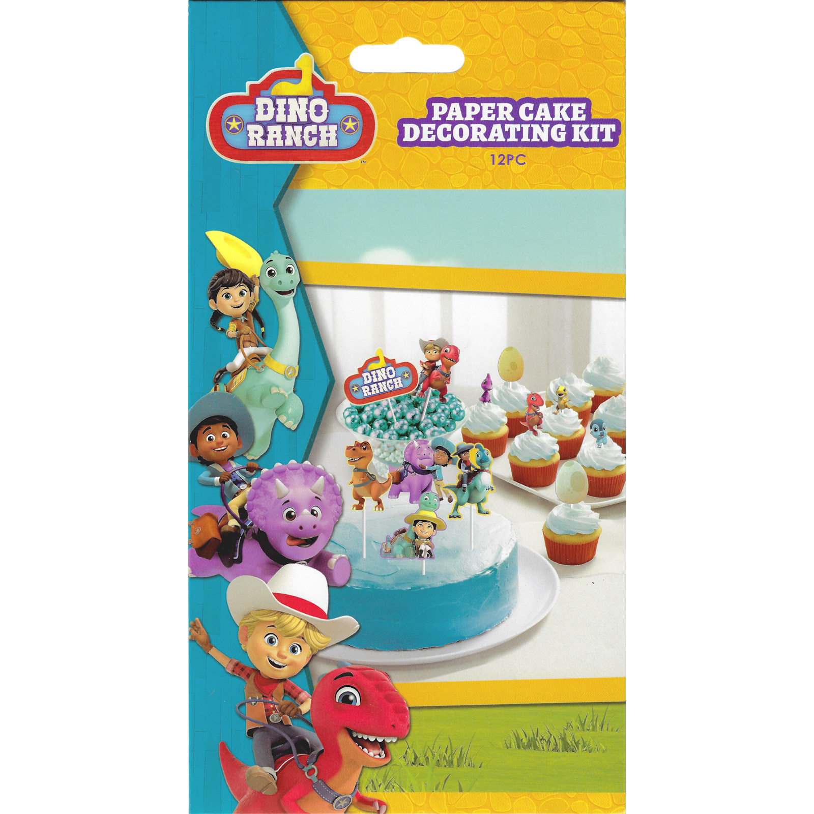 Dino Ranch Cake Toppers (Pack of 12) | Dino Ranch | Dinosaur Party ...