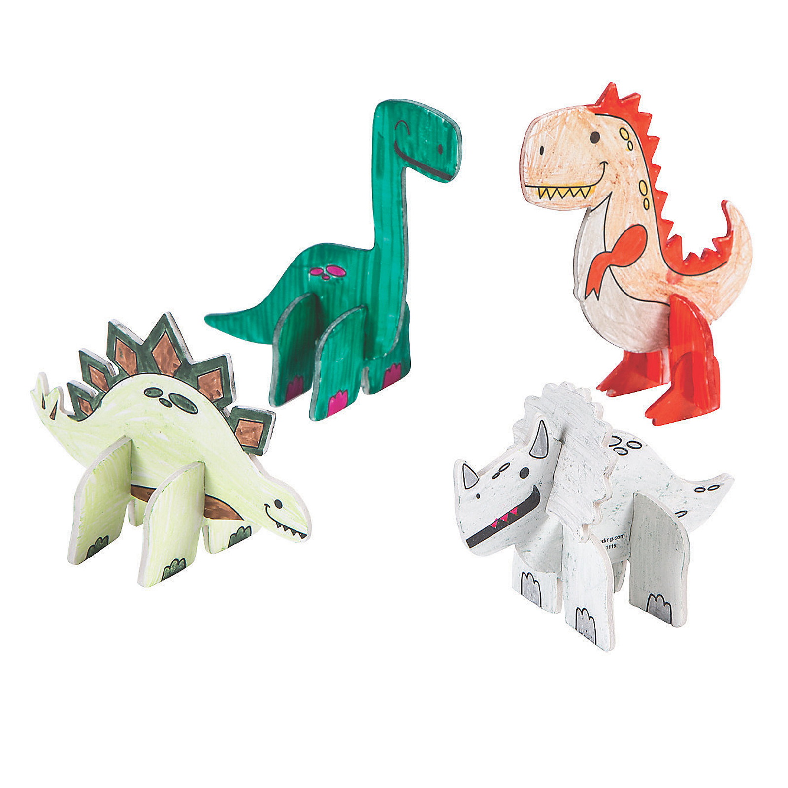 Colour Your Own Mini Foam Dinosaur (Pack of 48) | Dinosaur Party ...
