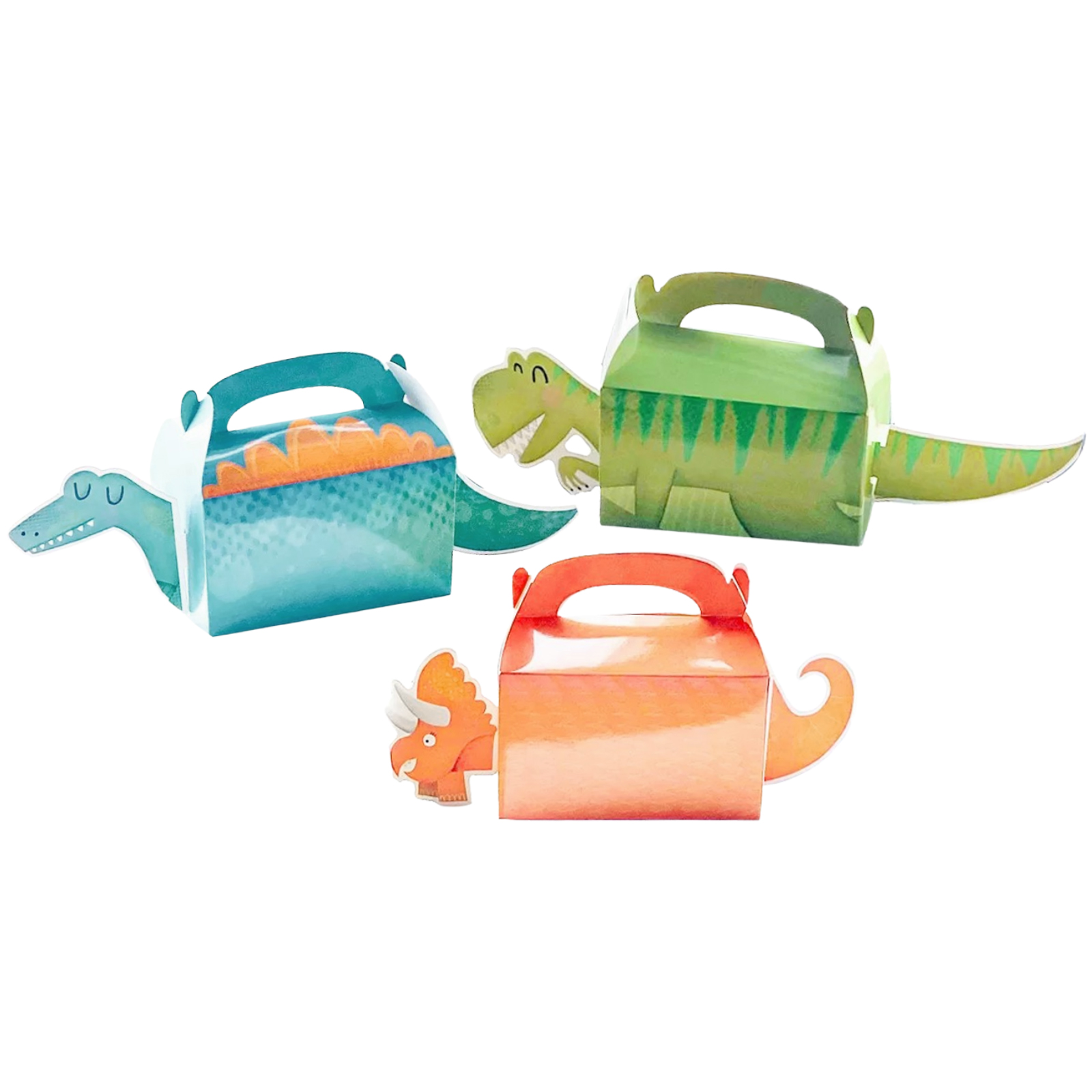 Dino Party Lolly / Treat Boxes (Pack of 3) - Discount Party Supplies