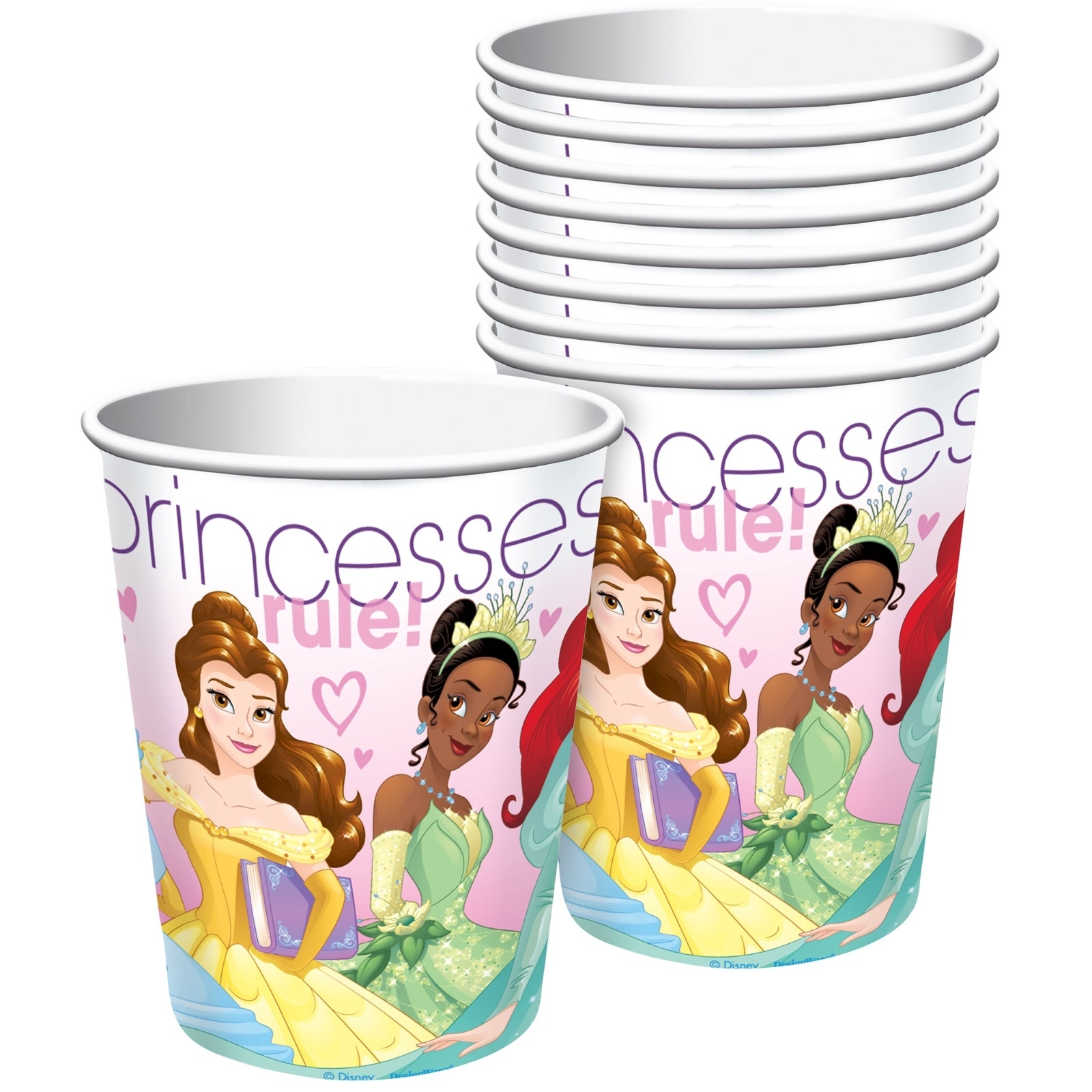 Disney Princess Dream Big Paper Cups (Pack of 8) - Discount Party Supplies