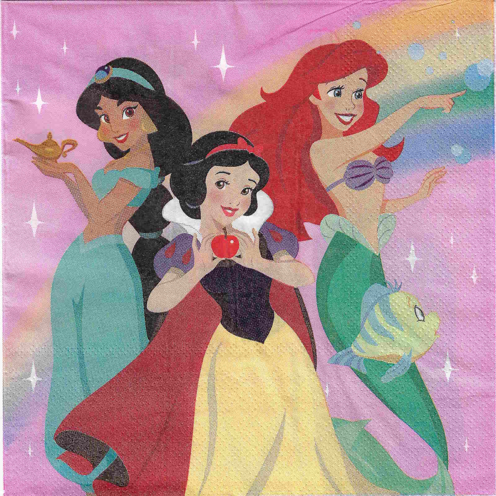 Disney Princess Character Large Napkins / Serviettes (Pack of 20 ...