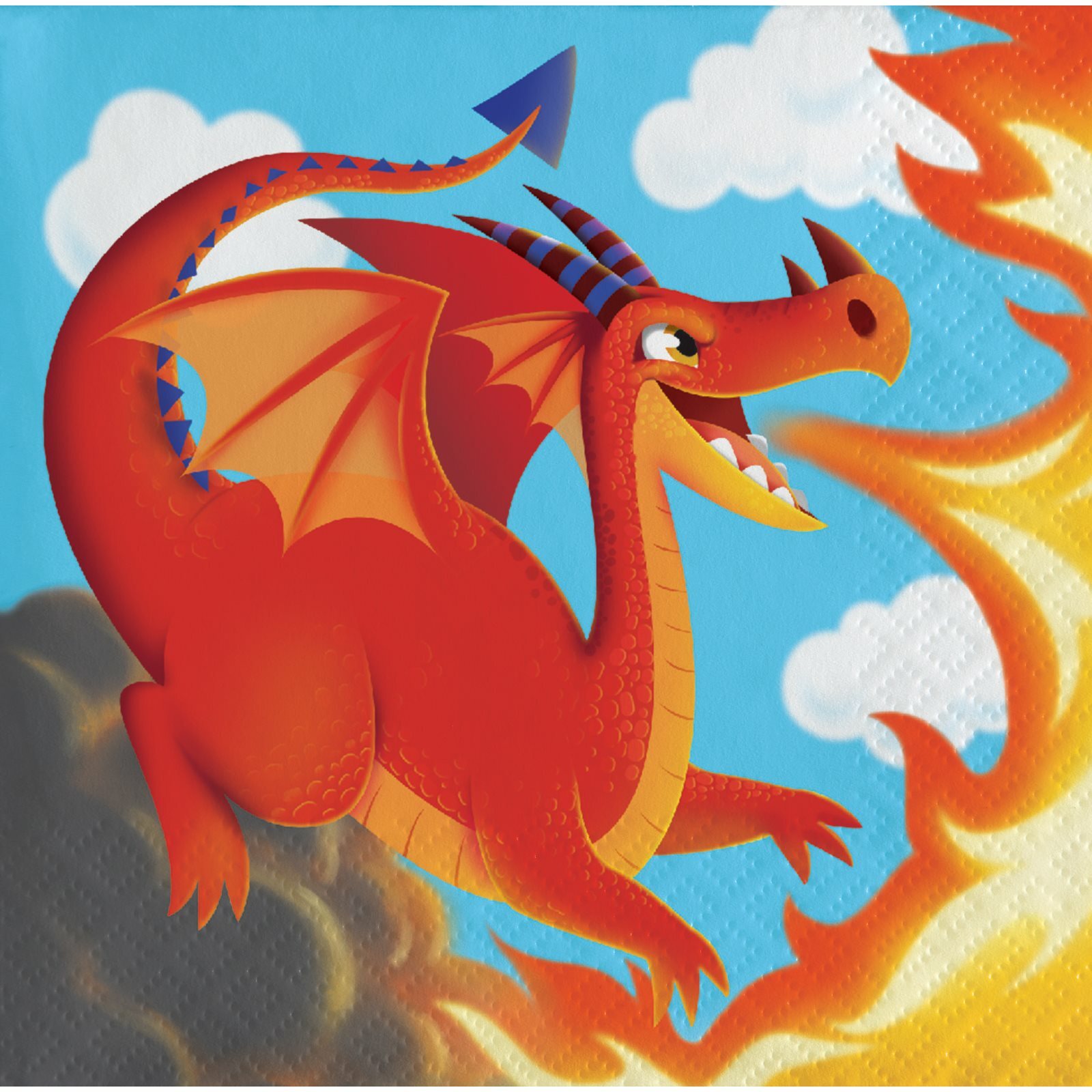 Dragons Small Napkins / Serviettes (Pack of 16) - Discount Party Supplies
