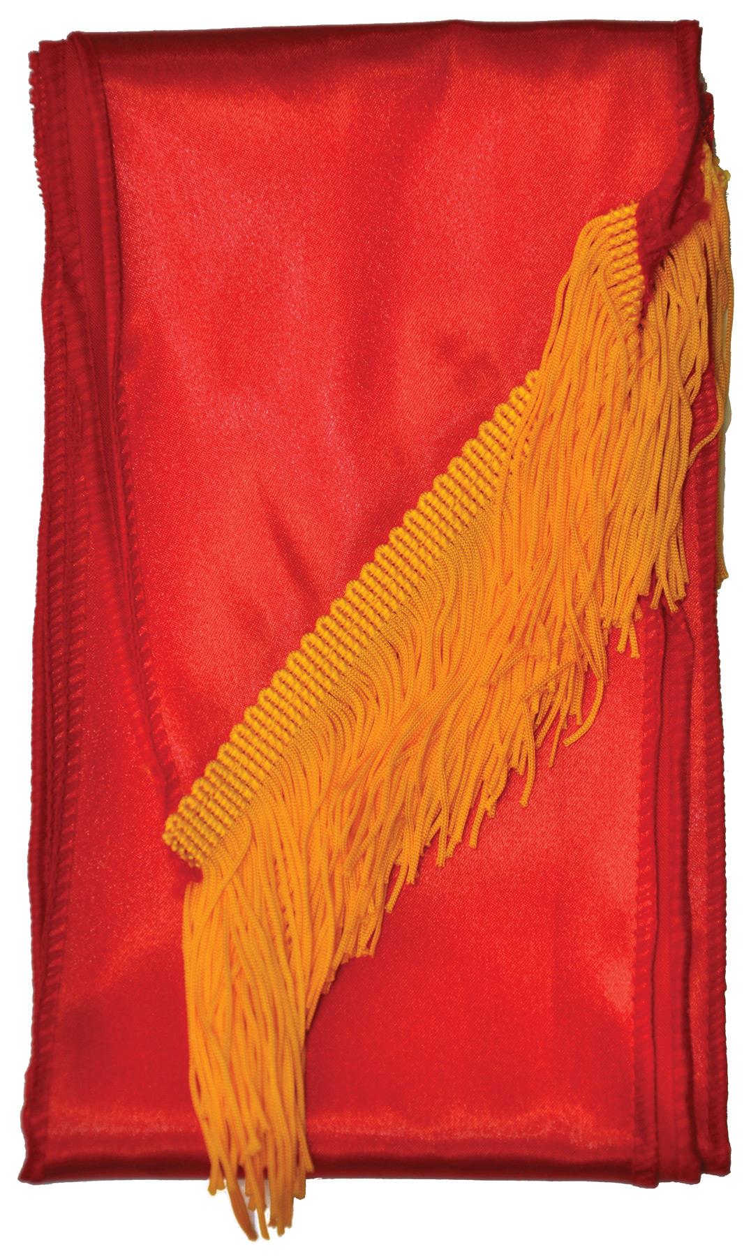 Satin Fringed Sash Adult Costume Accessory - Discount Party Supplies