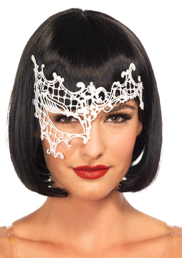 Daring Venetian White Adult Mask | Discount Party Supplies - Discount ...
