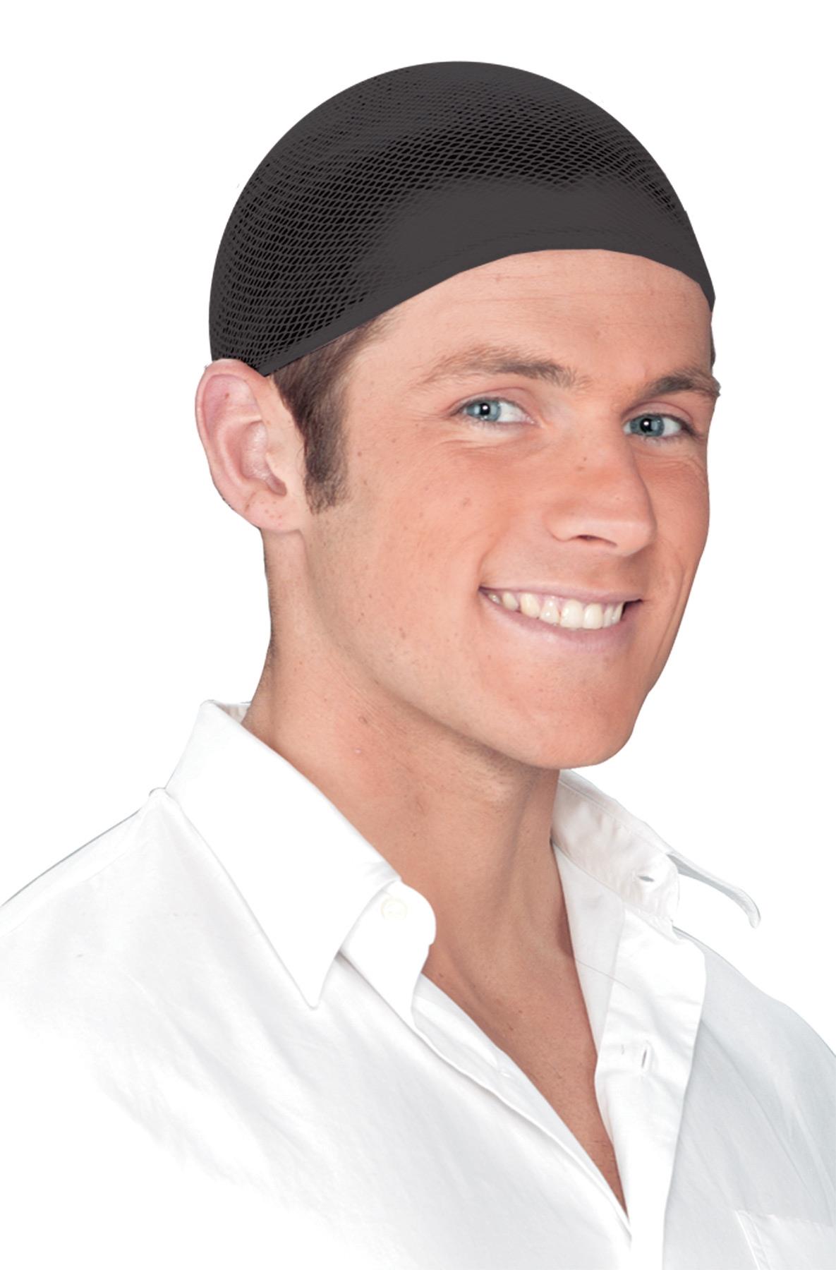 Wig Cap Black Adult Costume Accessory - Discount Party Supplies