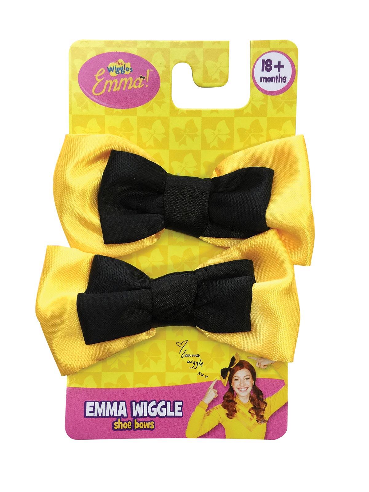 The Wiggles Emma Yellow Wiggle Shoe Bows Child Costume Accessories ...