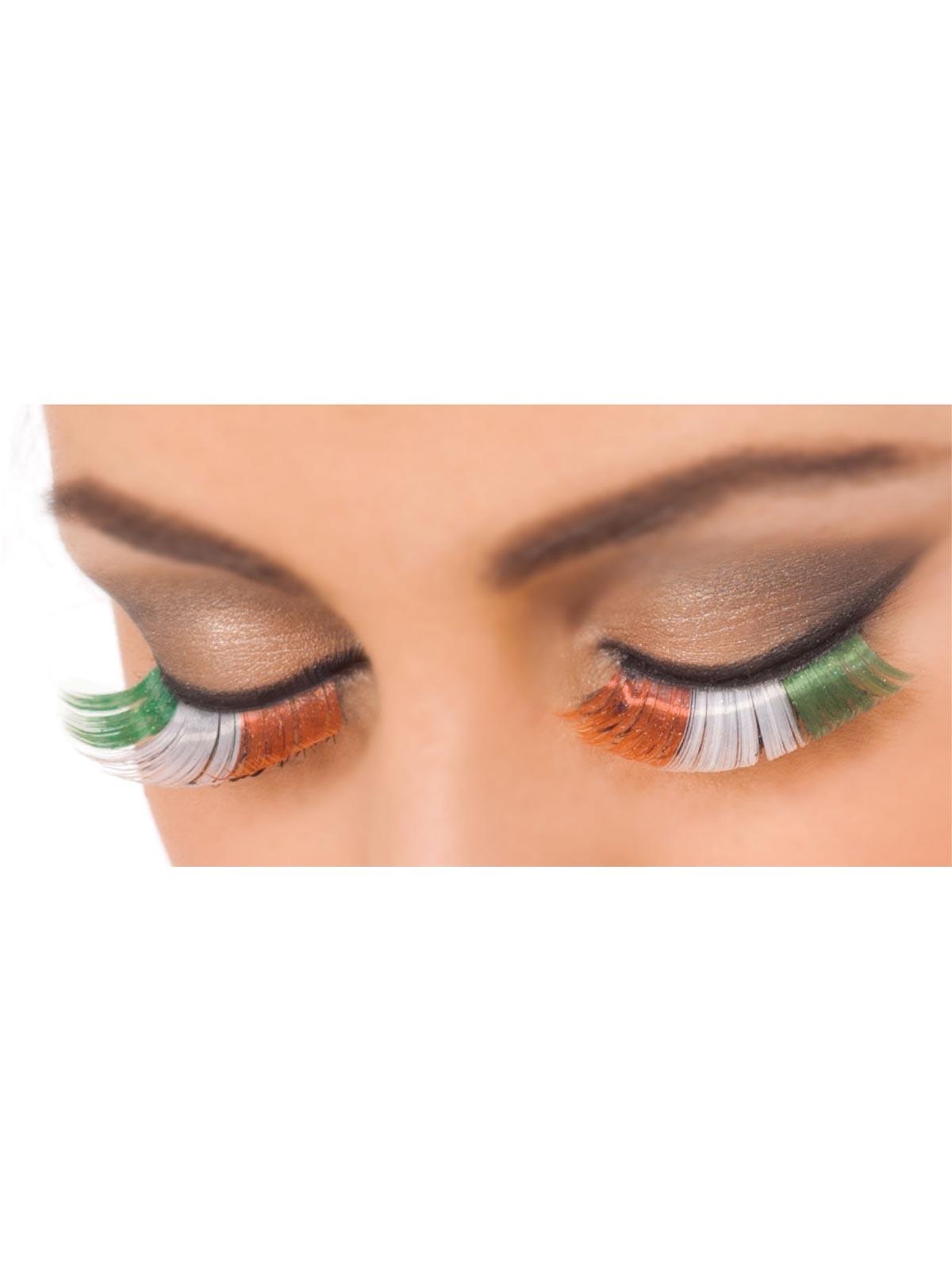 St. Patrick's Day Eyelashes Makeup Accessory - Discount Party Supplies