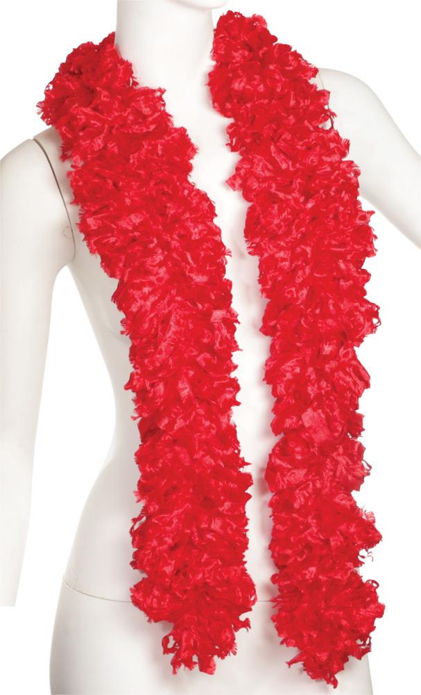 Featherless Boa Red Adult Costume Accessory | Discount Party Supplies ...
