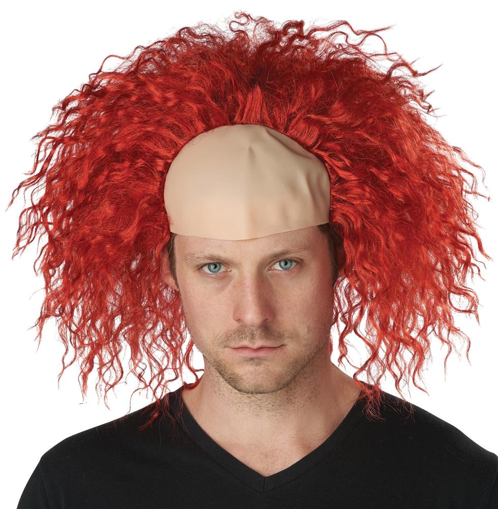 Red Bald Clown Adult Wig - Discount Party Supplies