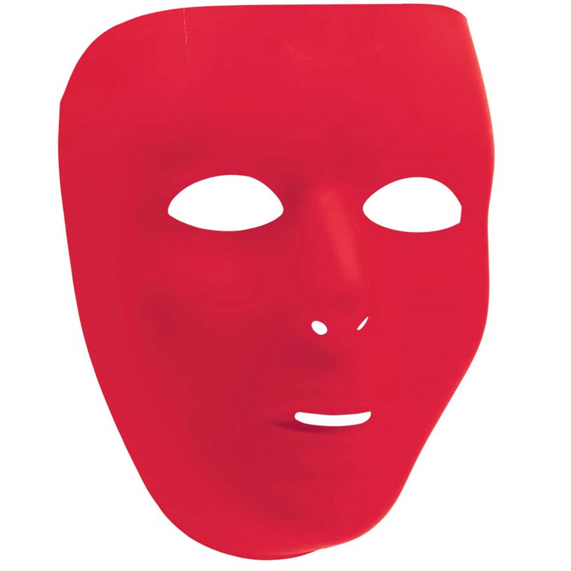 Red Full Face Adult Mask - Discount Party Supplies
