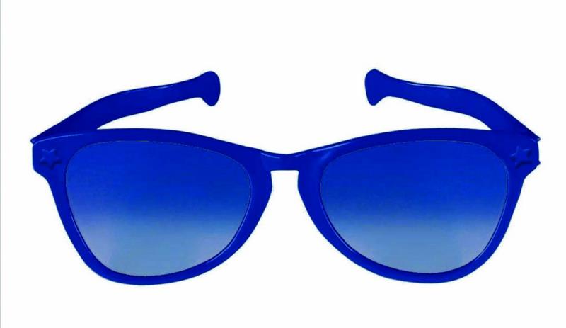 Navy Giant Plastic Sunglasses Adult Costume Accessory - Discount Party ...