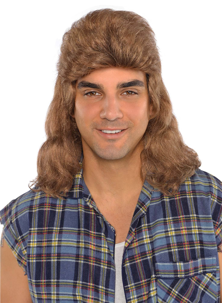 Mullet Head Adult Wig | Discount Party Supplies - Discount Party Supplies
