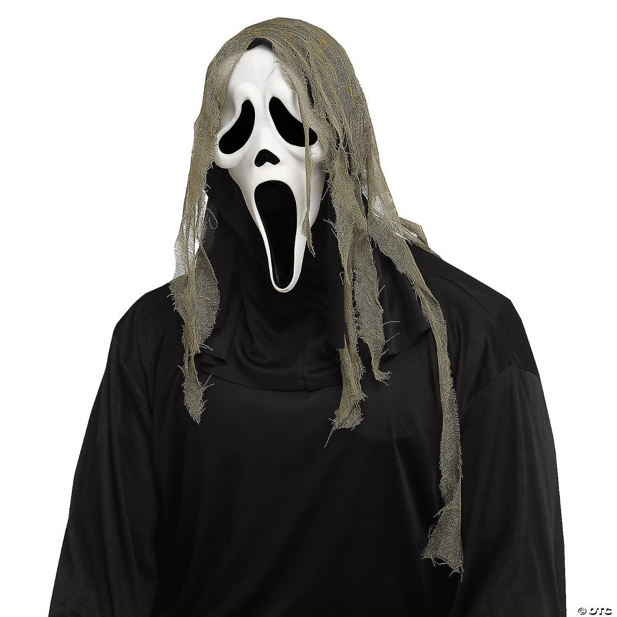 GHOST FACE GAUZE MASK - Discount Party Supplies