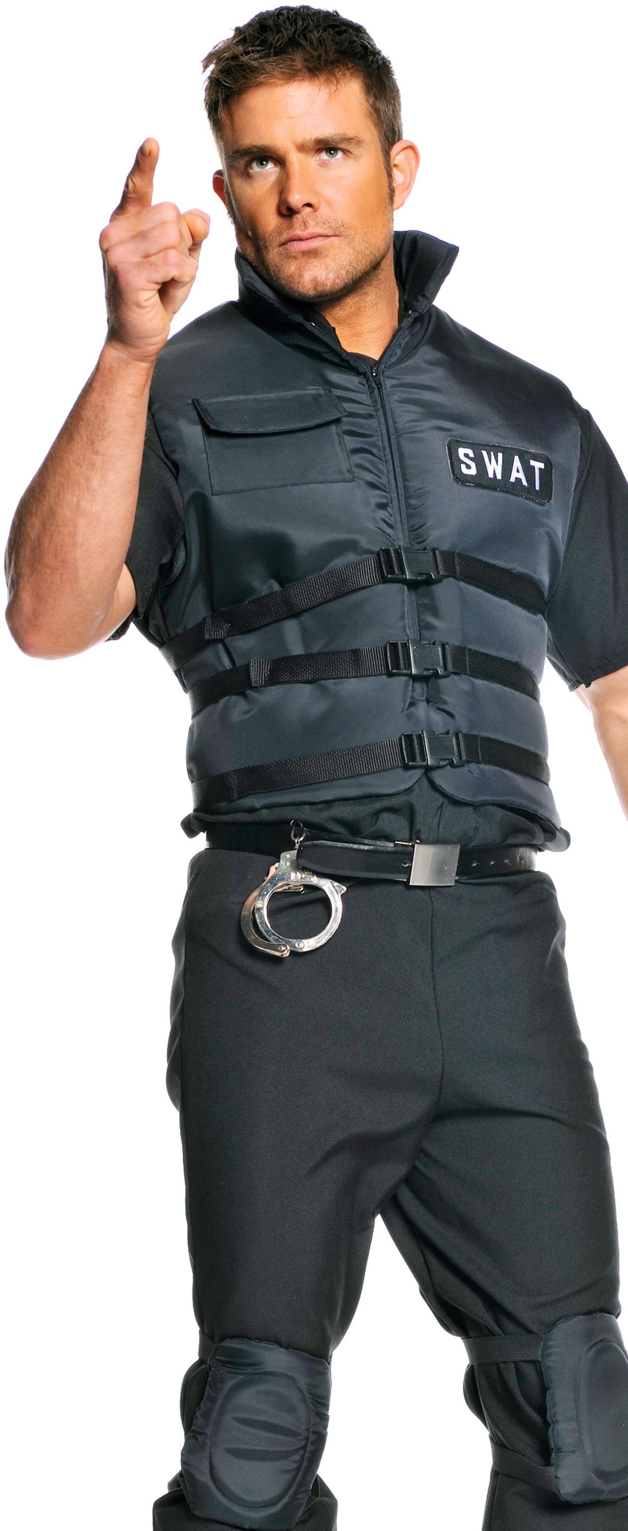 SWAT Adult Plus Costume XXL - Discount Party Supplies
