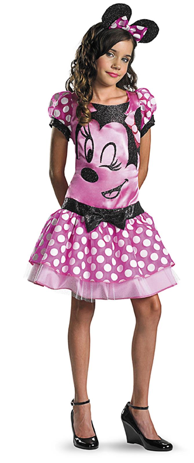 Minnie Mouse Clubhouse Pink Tween Costume - Discount Party Supplies