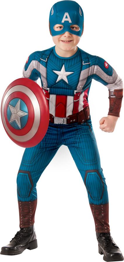 Captain America Child Costume - Discount Party Supplies