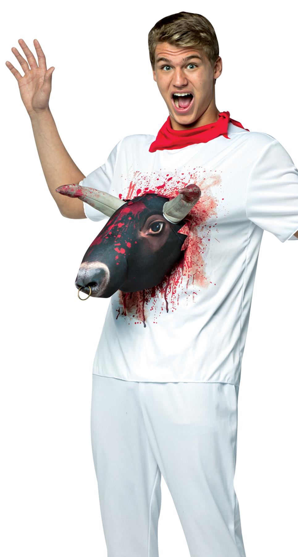 Bull 3D Attack Adult Shirt - Discount Party Supplies