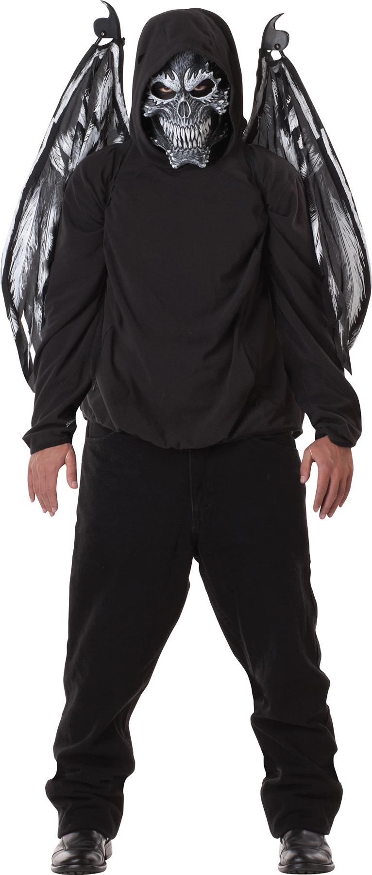 Fallen Angel Mask and Wings Adult Costume Accessory Kit - Discount ...