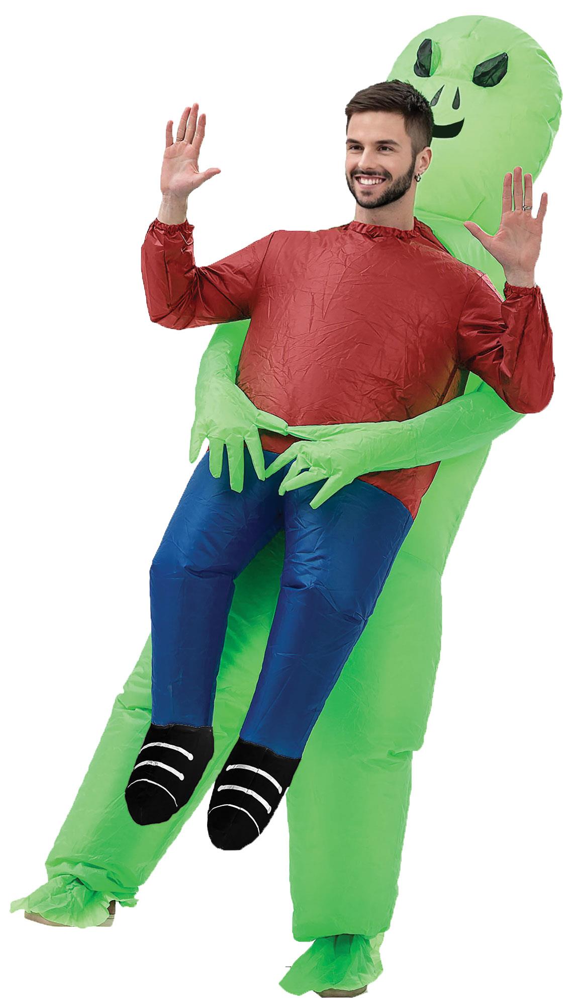 Alien Abduction Inflatable Adult Costume - Discount Party Supplies