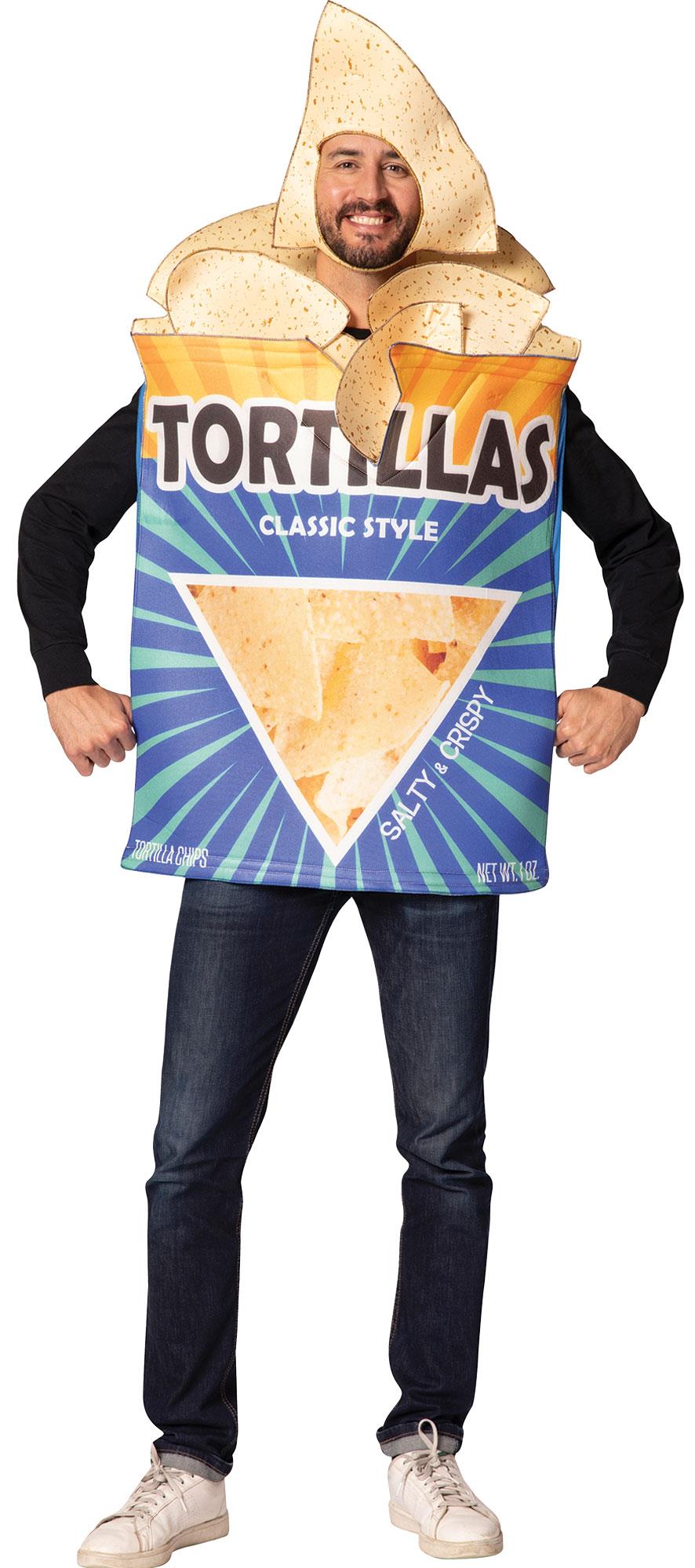 Tortilla Chips Bag Adult Costume - Discount Party Supplies