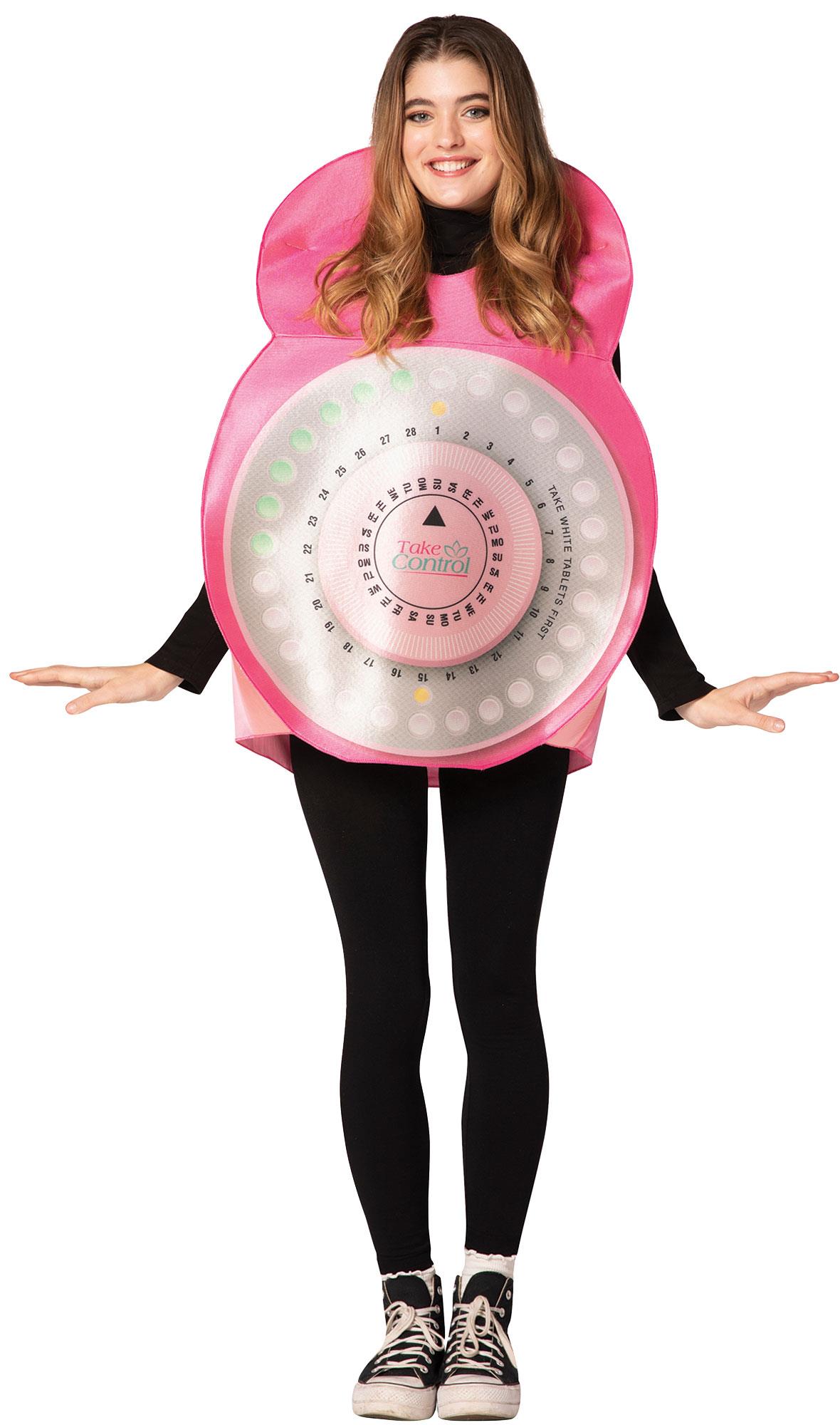 Birth Control Contraceptive Pack Adult Costume - Discount Party Supplies