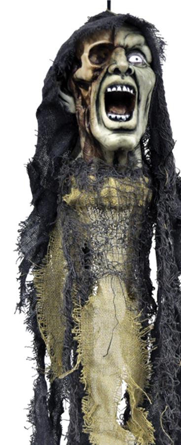 Hanging Head Open Mouth Halloween Prop - Discount Party Supplies
