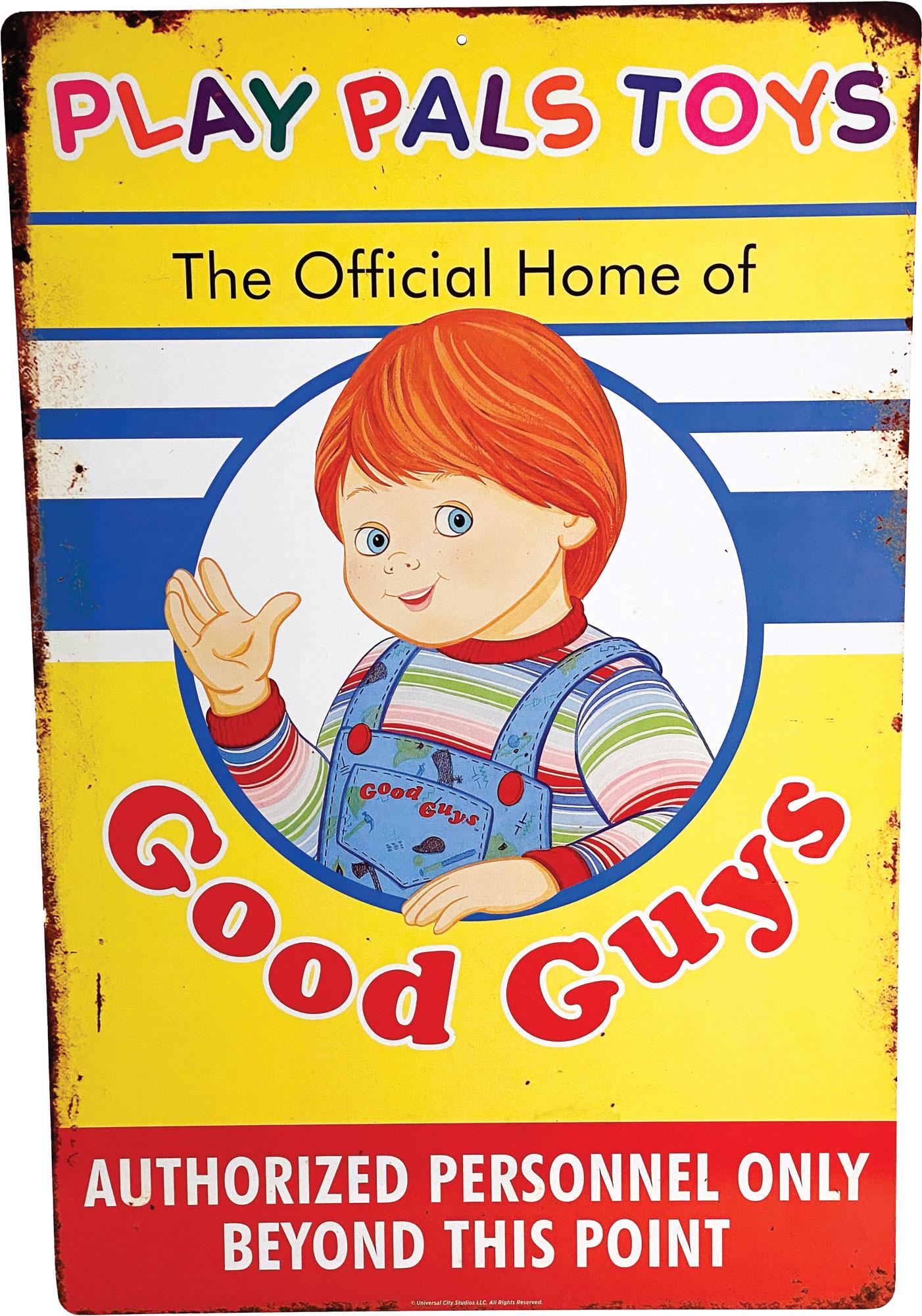 Child's Play 2 Play Pals Metal Sign Halloween Prop - Discount Party ...