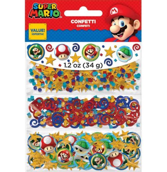Super Mario Bros. Confetti Value Pack 34g - Discount Party Supplies
