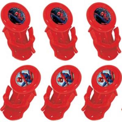 Spider-Man Webbed Disc Shooter Favours Pack of 12 - Discount Party Supplies