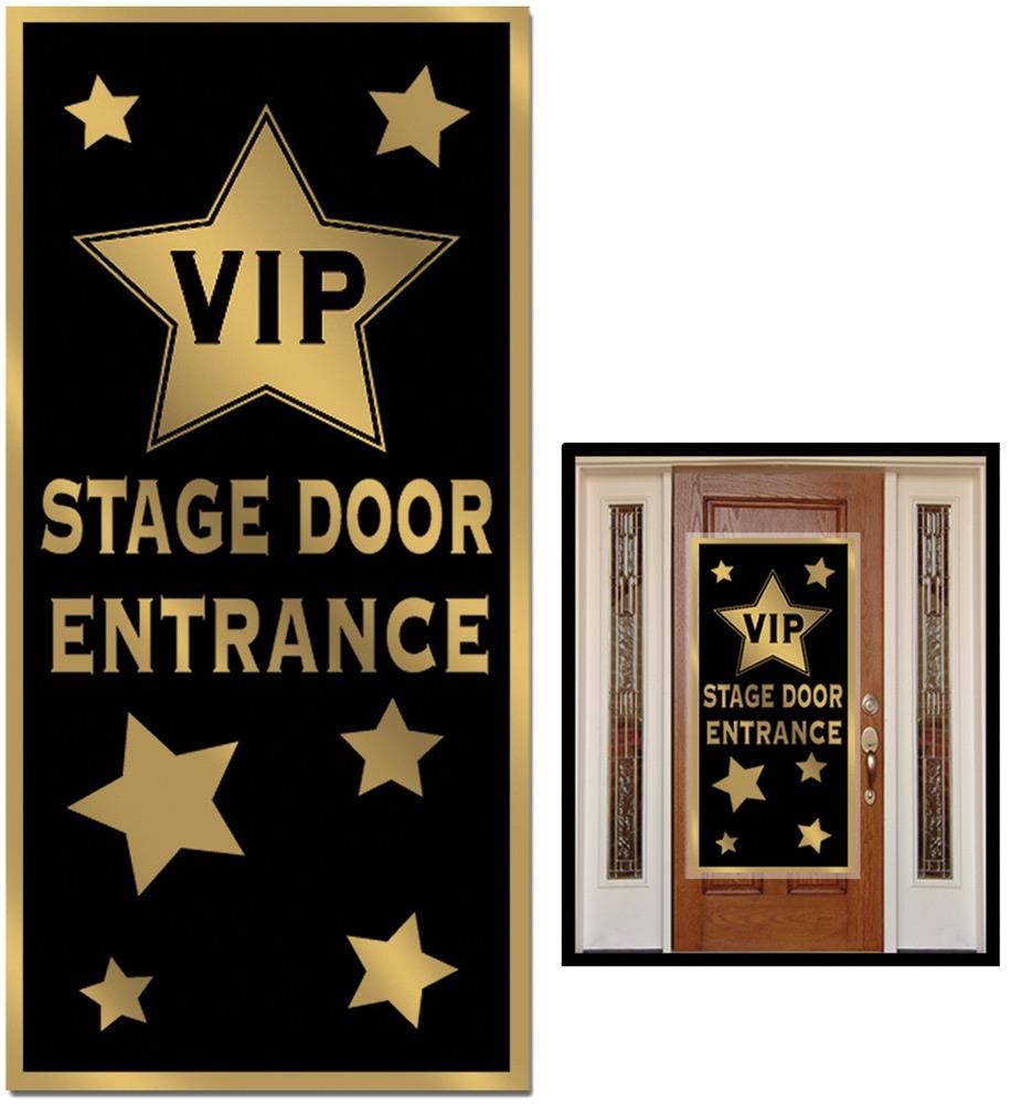 VIP Stage Door Entrance Door Cover - Discount Party Supplies