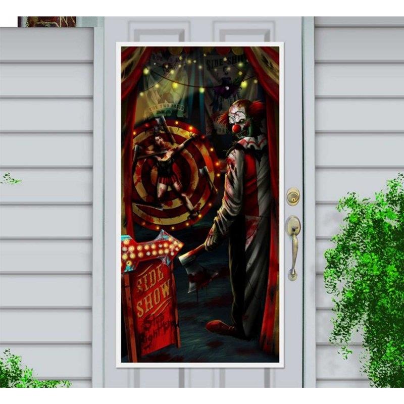 Halloween Sideshow Door Decoration - Discount Party Supplies