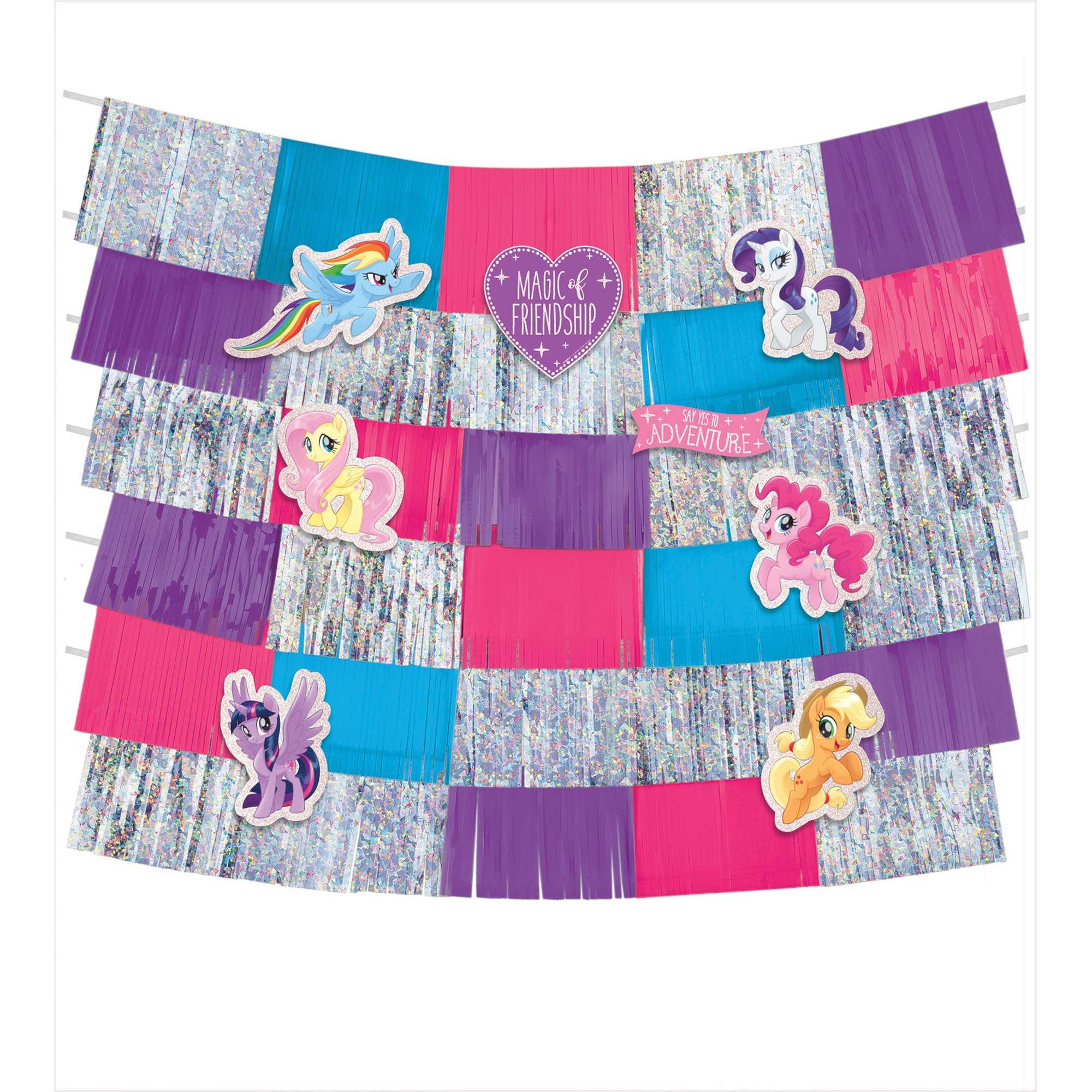 My Little Pony Friendship Adventures Deluxe Backdrop Decorating Kit ...