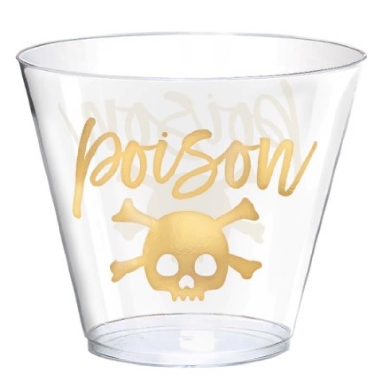 Poison Plastic Hot Stamped Tumbler Cups Pack of 30 - Discount Party ...