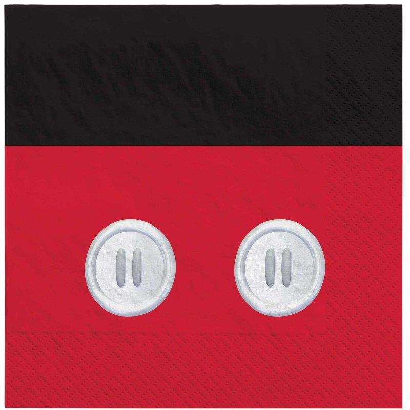 Mickey Mouse Forever Lunch Napkins Pack of 16 - Discount Party Supplies