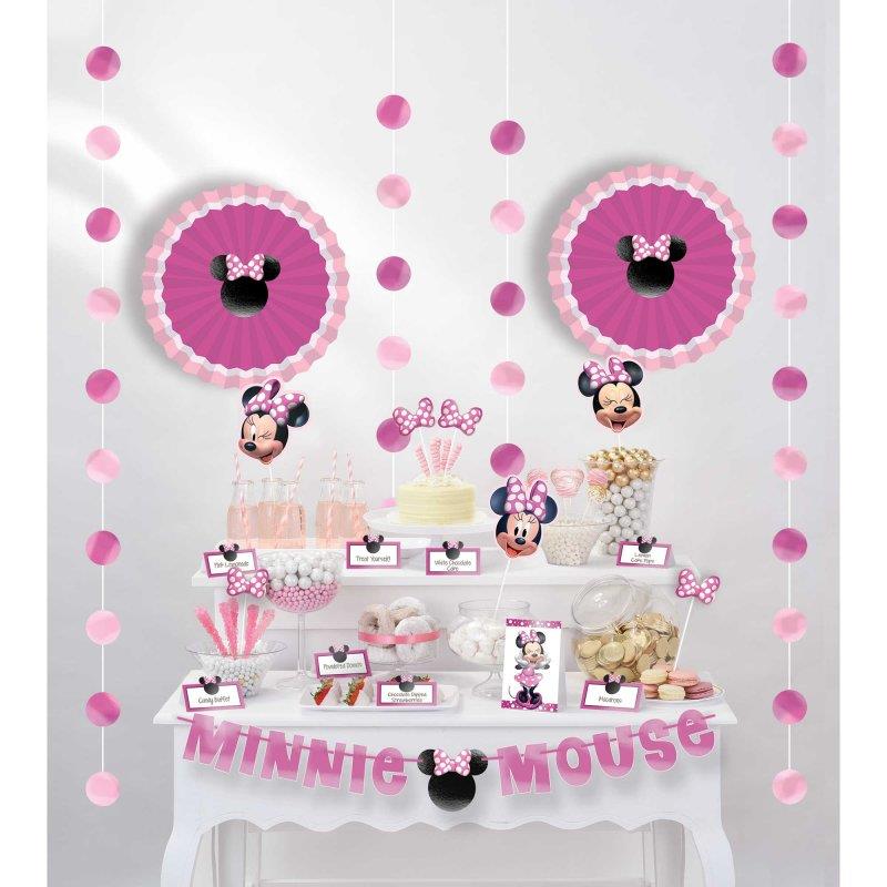 Minnie Mouse Forever Buffet Table Decorating Kit - Discount Party Supplies