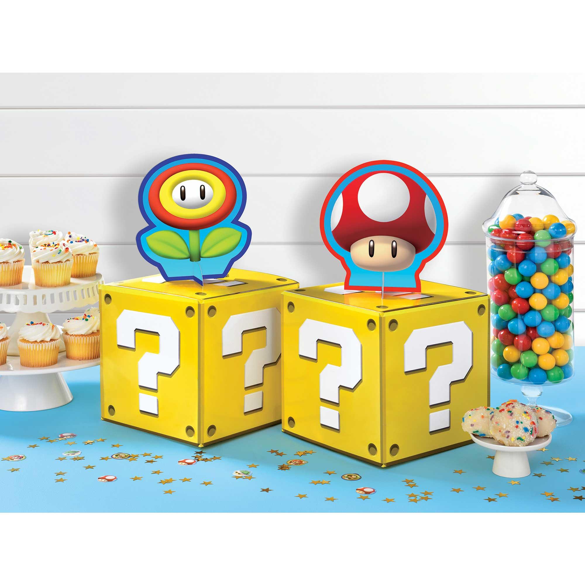 Super Mario Bros. Table Centrepiece Decorating Kit - Discount Party ...