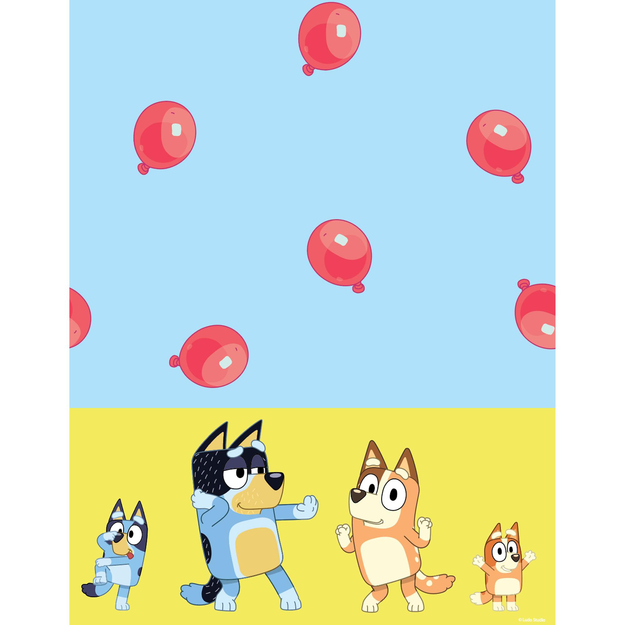 Bluey Paper Tablecover - Discount Party Supplies