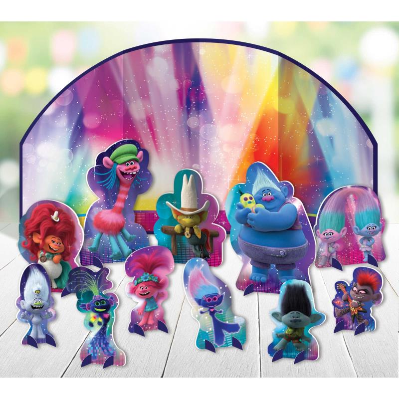 Trolls World Tour Table Decorating Kit - Discount Party Supplies
