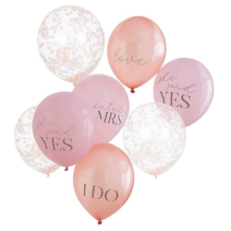 Hen Party Mixed Balloons Pack of 8 - Discount Party Supplies