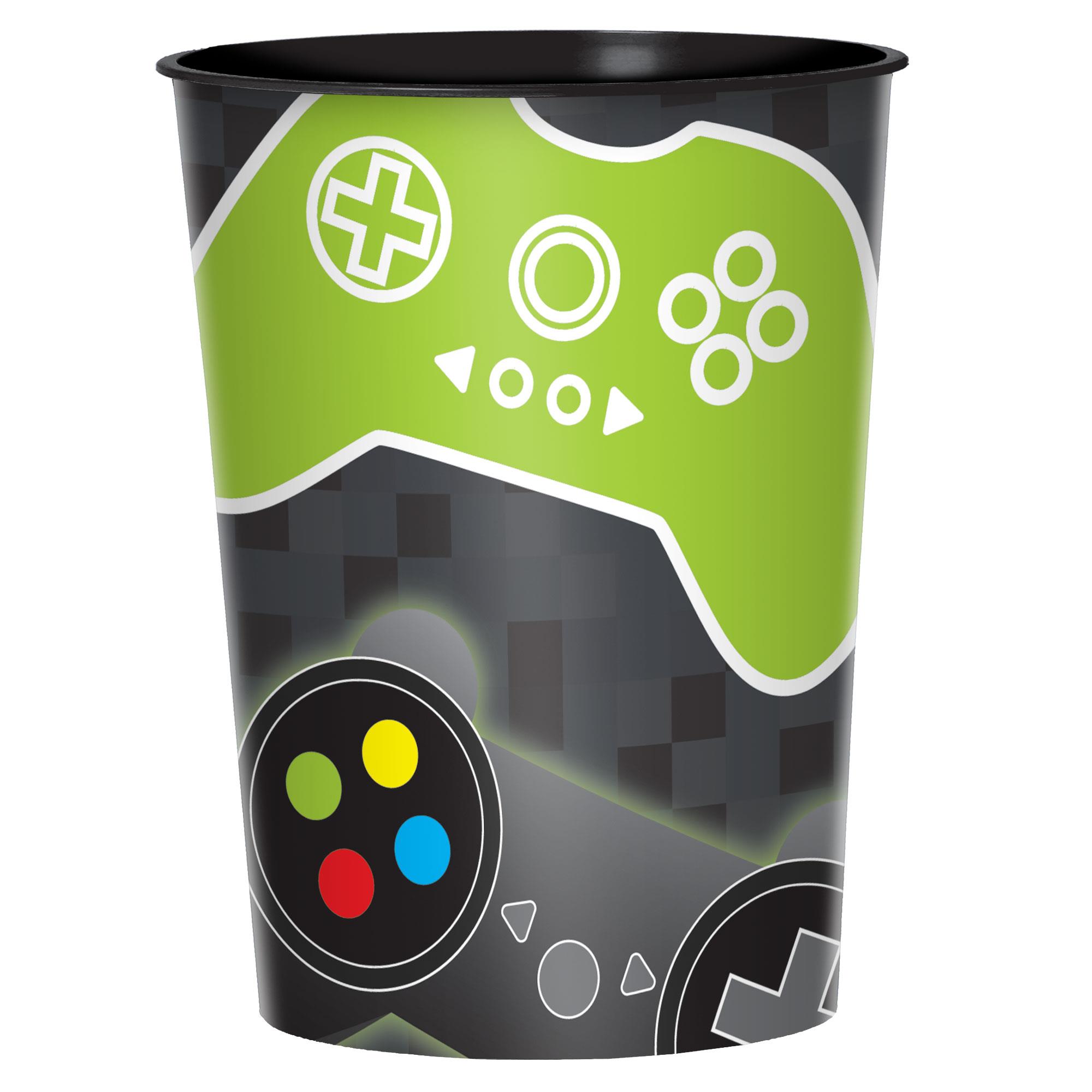 Level Up Gaming Plastic Favor Cup - Discount Party Supplies