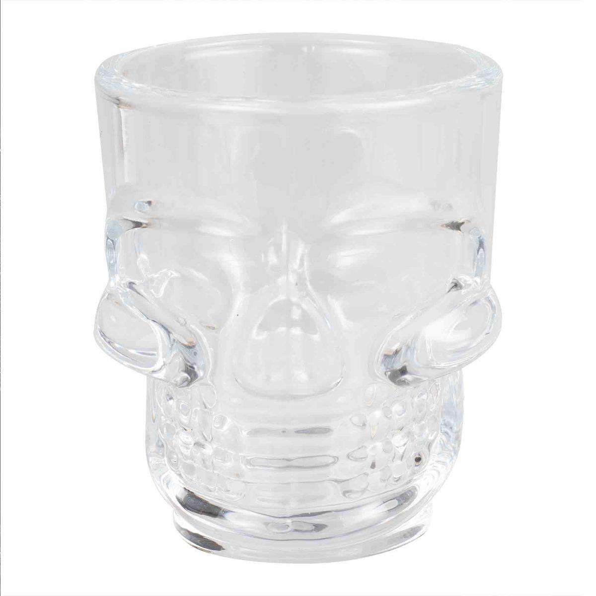 Deadly Soiree Halloween Skull Party Shot Glasses - Discount Party Supplies