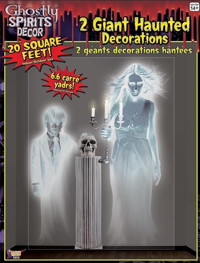 Ghostly Wall Decor 20sqft Halloween Decoration - Discount Party Supplies