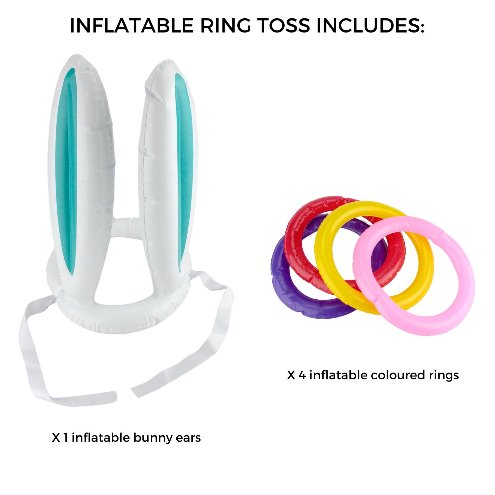 Easter Bunny Inflatable Ring Toss Headband Game | Easter | Occasion ...