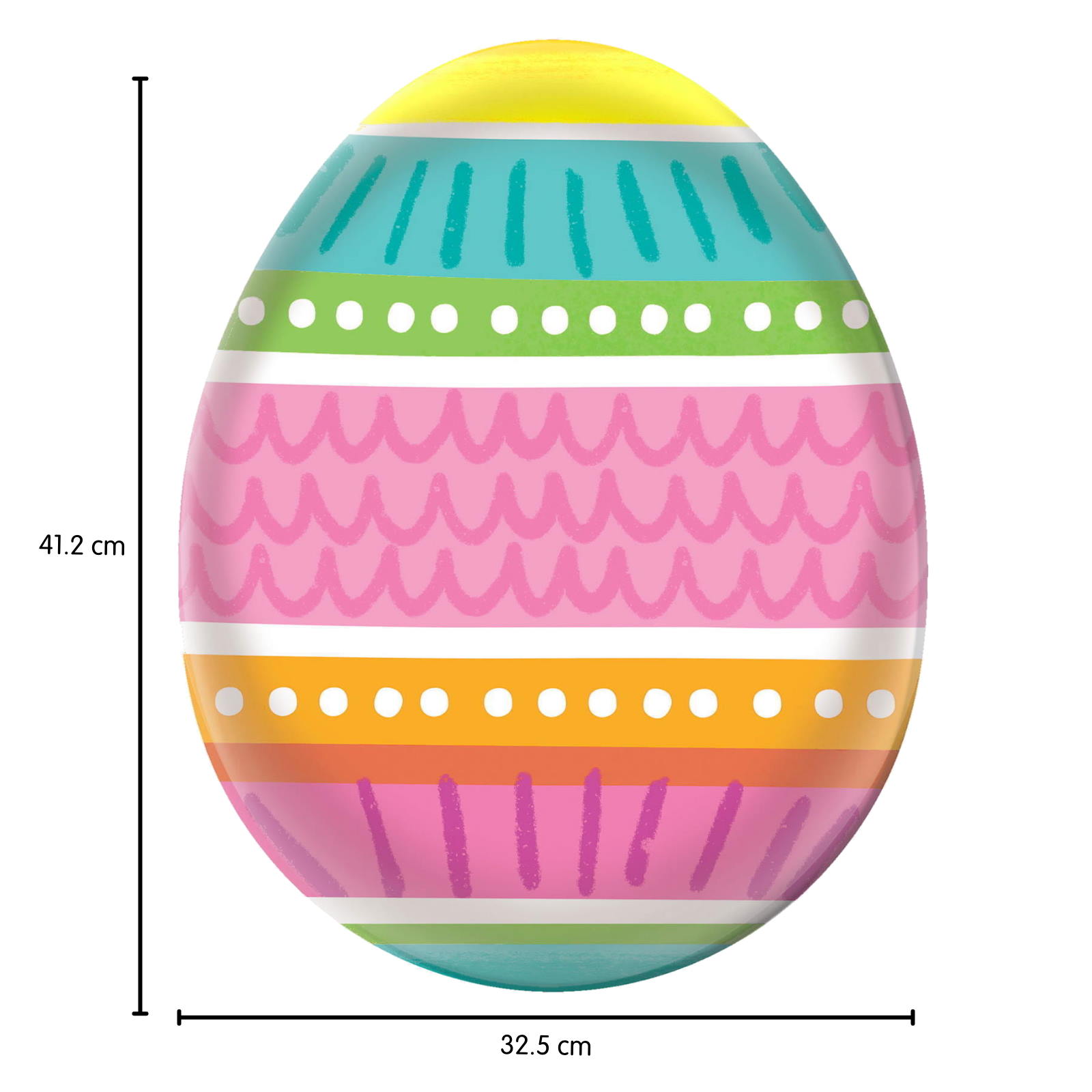 Easter Egg Plastic Serving Platter | Easter | Occasion & Event Party ...