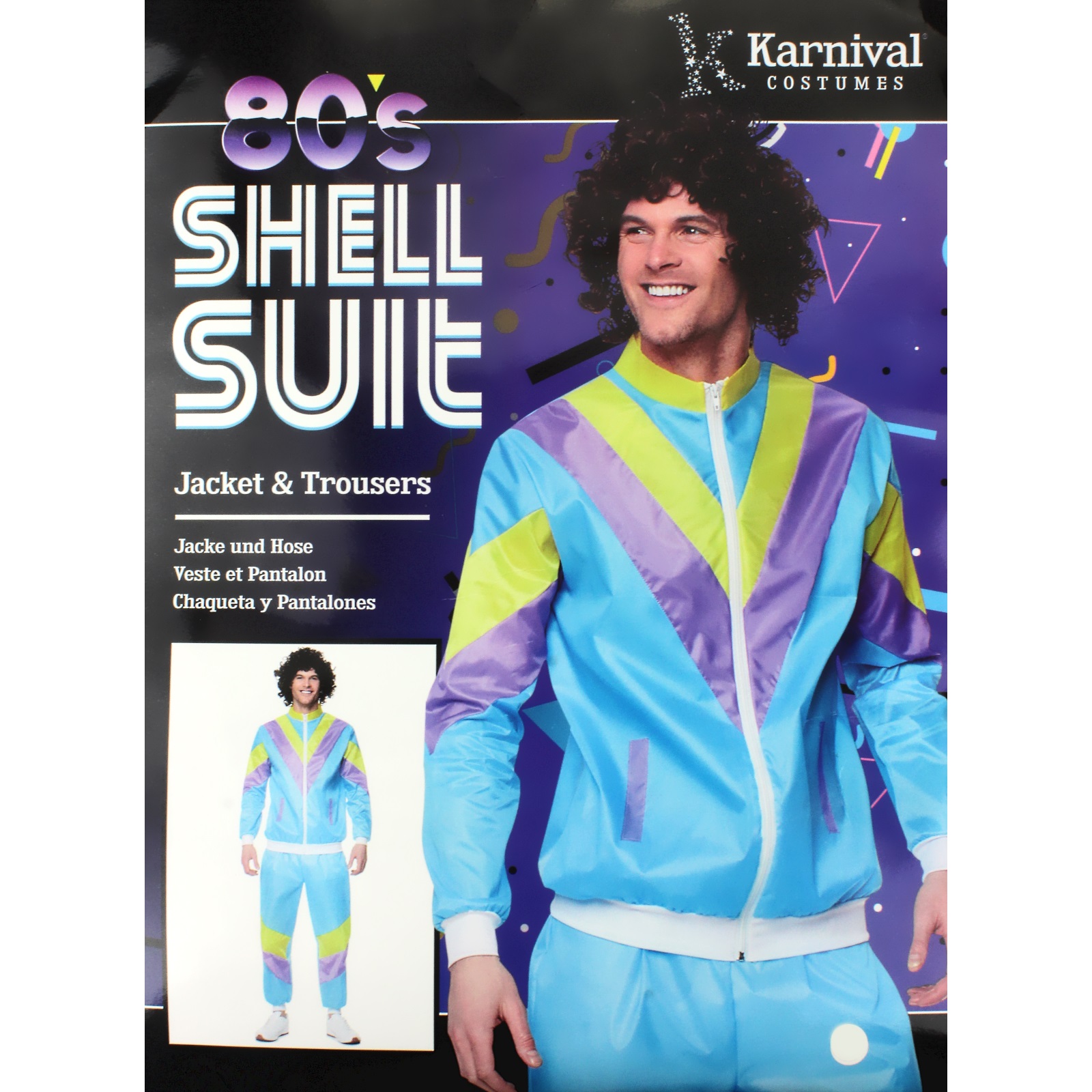 80's Shell Suit Men's Costume - Large | 80's Retro | Themed Party ...
