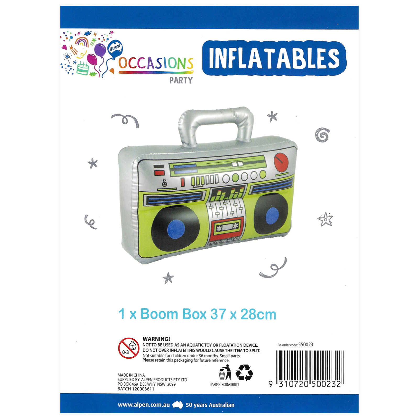 Inflatable 80's Boom Box | 80's Retro | Themed Party Supplies ...