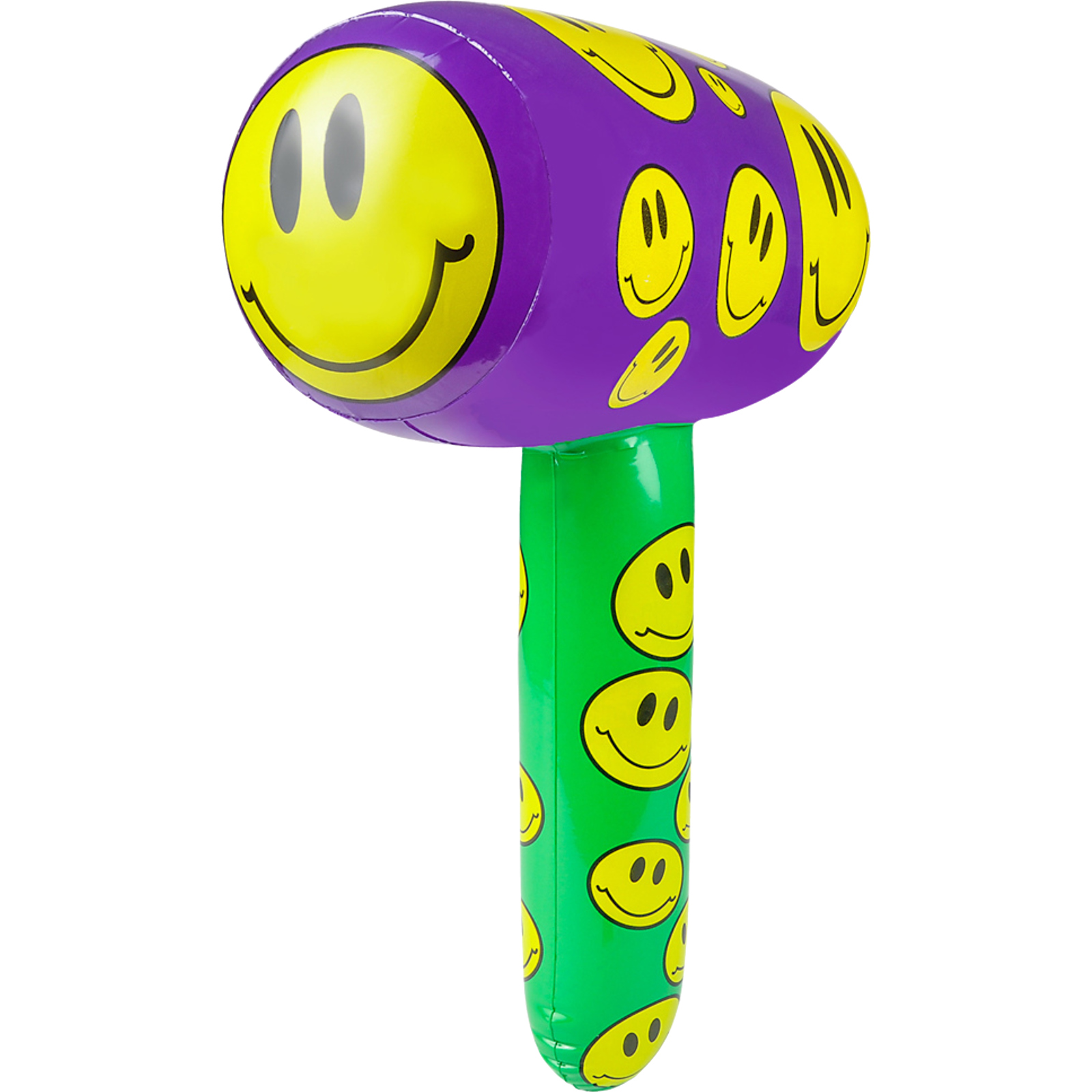 Inflatable Smiley Face Mallet (One Only) | Emoji Party Supplies | Boys ...