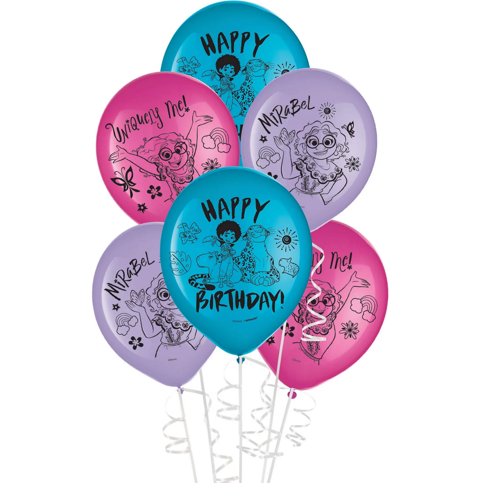 Encanto Birthday Balloons (Pack of 6) - Discount Party Supplies